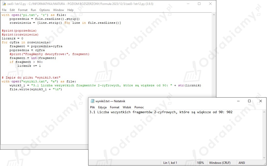 🎓 Pewien matematyk jest zafascynowany liczbą π ...- Zadanie 3: Egzamin ...
